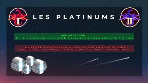 Les Platinums - Warframe