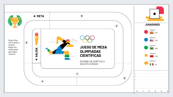 JUEGO DE MESA OLIMPIADAS
