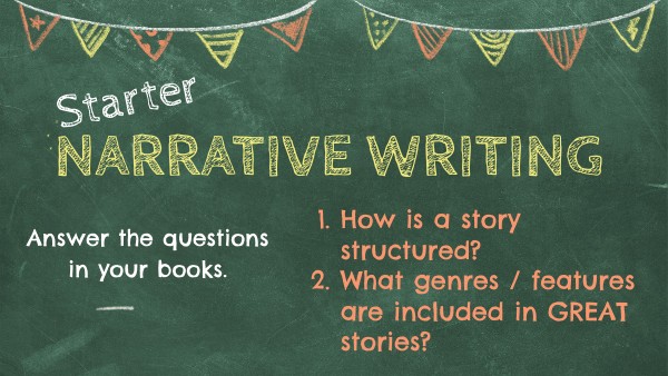 Y7E/L6: Narrative writing | Genially