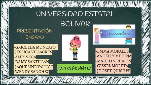 Presentación Lectoescritura