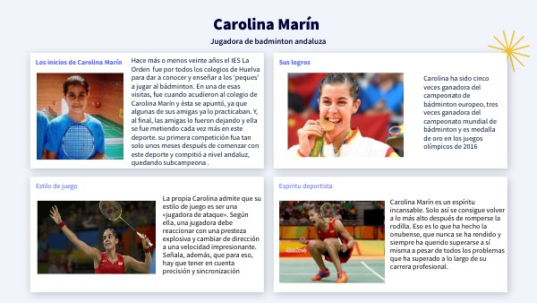 INFOGRAFÍA CAROLINA MARÍN | Genially