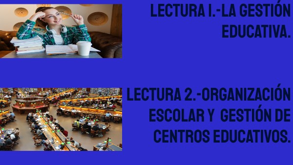 Act. 1 Gestión y Organización Escolar | Genially