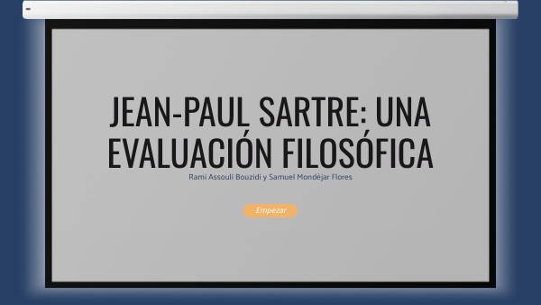 Jean-Paul Sartre | Genially