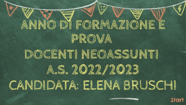 Presentazione anno di prova | Genially