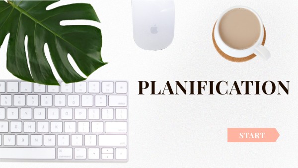 Planification | Genially