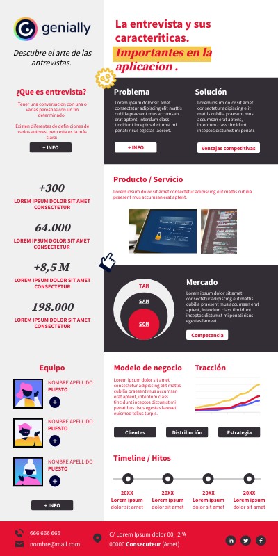 ONE PAGER VERTICAL GENIAL | Genially