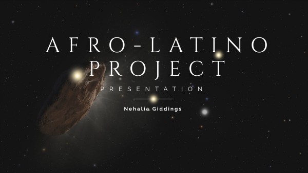 Afro-Latino Presntation