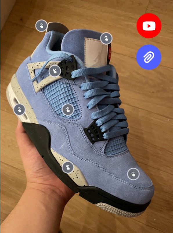 Jordan 4 UNC