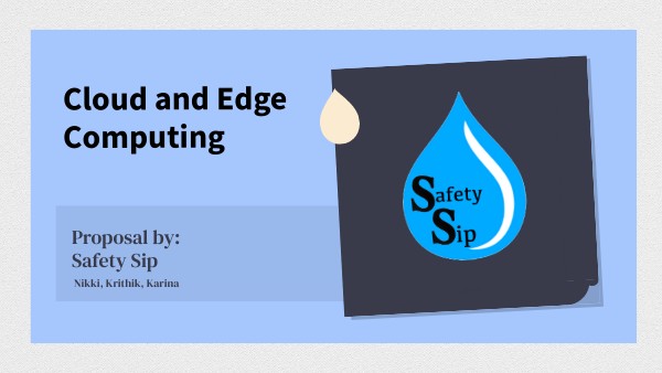 Safety Sip proposal | Genially