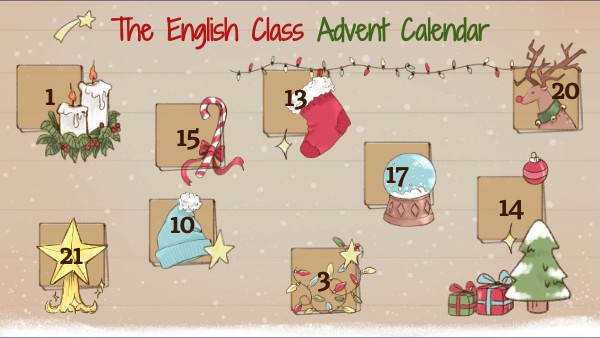 English Class ADVENT CALENDAR | Genially