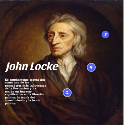 John Locke y Rousseau.