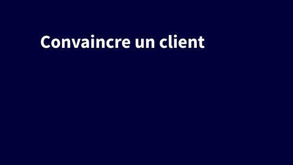 A2 - 7. Convaincre un client