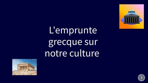 6E Amorce du thème grec | Genially