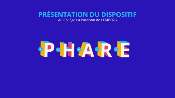 Présentation pHARe