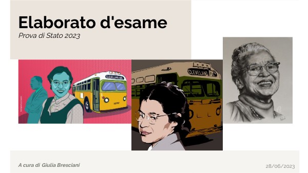 ELABORATO D'ESAME GIULIA BRESCIANI