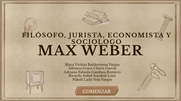 MAX WEBER | Genially