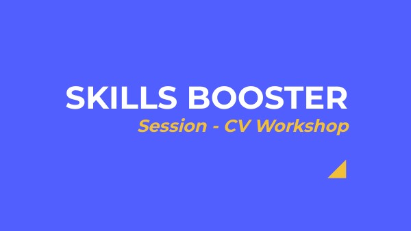 Skills Booster - CV Workshop