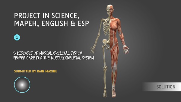 MUSCULOSKETAL DISEASES AND PROPER CARE