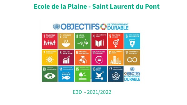 E3D Ecole de la Plaine | Genially