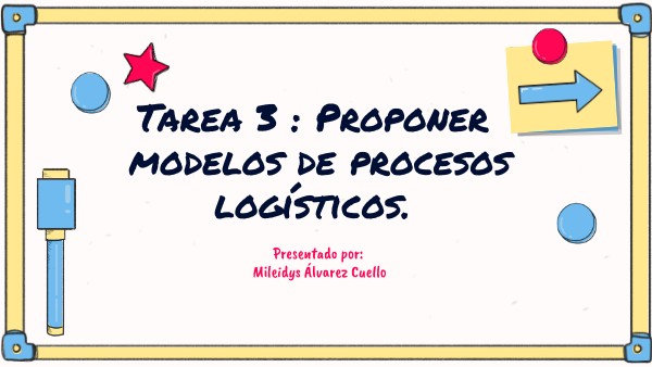 Tarea 3: Proponer modelos de procesos logísticos. | Genially