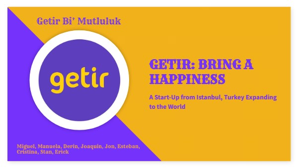 Getir | Genially
