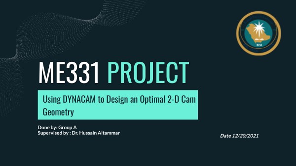 ME331 PROJECT | Genially