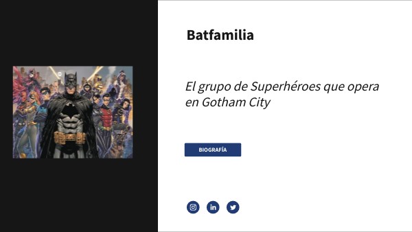 Bat Familia | Genially