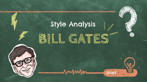 Bill Gates Speaking Style