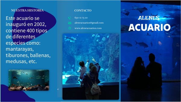 TRÍPTICO ACUARIO | Genially