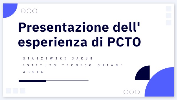Presentazione PCTO | Genially