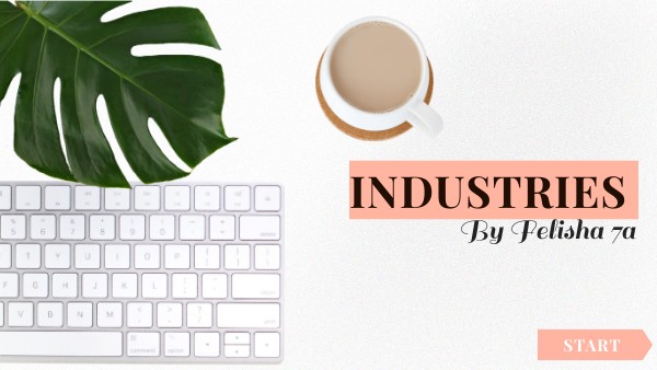 PPT ON INDUSTRIES BY FELISHA 7A