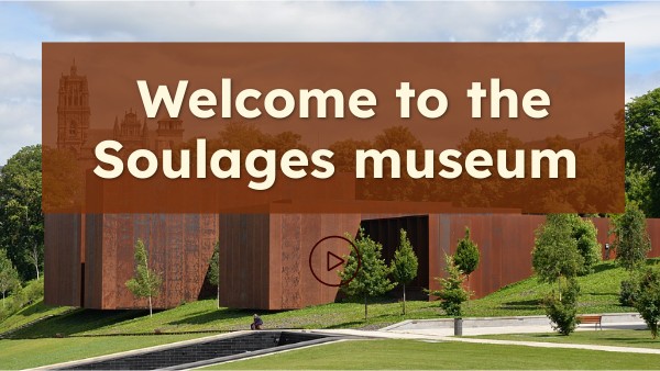 The visit of the Soulages museum