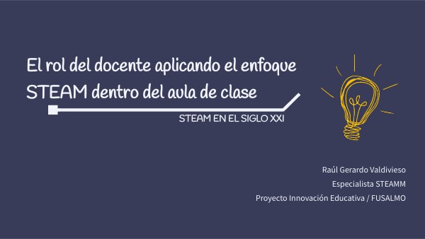 ROL DOCENTE EN STEAM | Genially