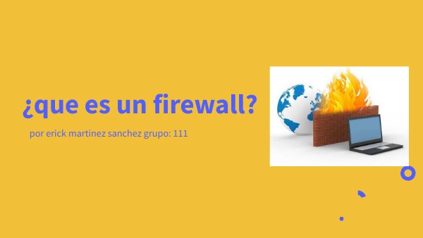 ¿Qué es un firewall?