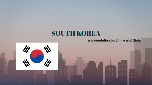 SOUTH KOREA | Genially