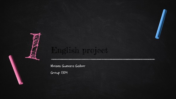 English project | Genially