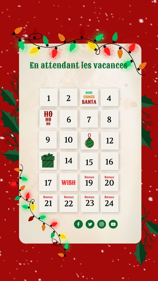 ADVENT CALENDAR POST | Genially