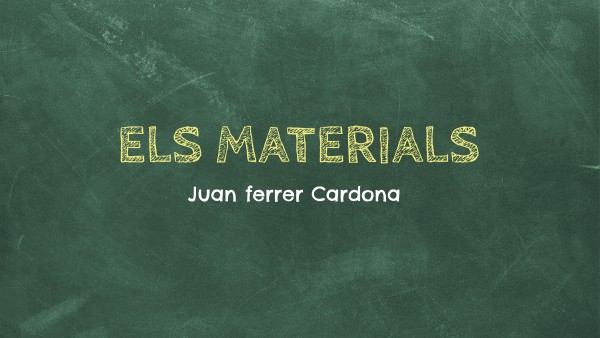 els materials | Genially