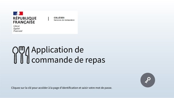 Commande de repas