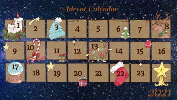 VINTAGE CHRISTMAS ADVENT CALENDAR | Genially