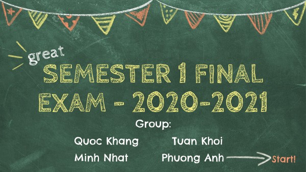 Semesterr 1 final exam | Genially