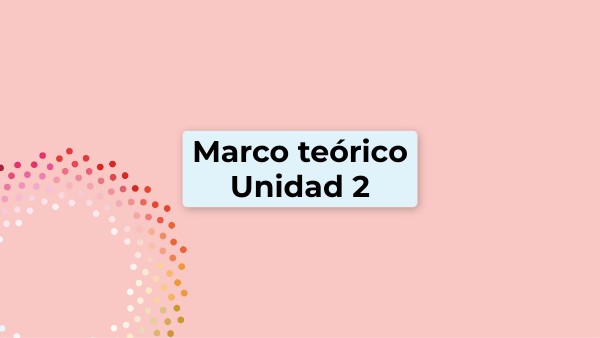 HJ MARCO TEÓRICO UNIDAD 2, MÓDULO 4 | Genially