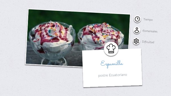 PRESENTACIÓN RECETA POSTRE ECUATORIANO | Genially