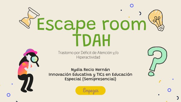 ESCAPE ROOM EDUCACIÓN