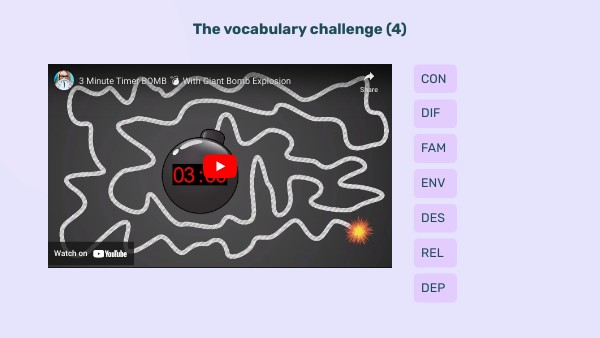 AL C1 · THE VOCABULARY CHALLENGE (4) | Genially