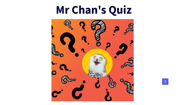 Mr Chan Quiz