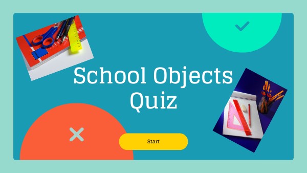 School Objects Quiz | Genially