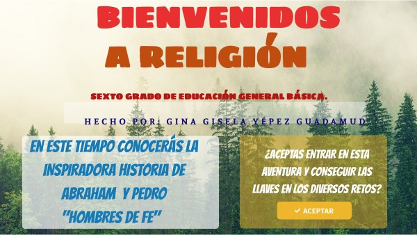 Abraham y Pedro Hombres de Fé | Genially