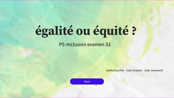 Présentation interactive basique | Genially