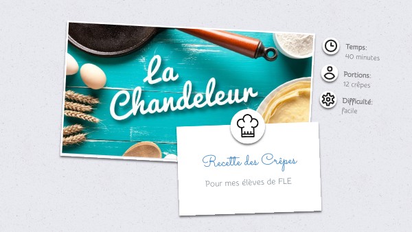 La recette des crêpes pour la Chandeleur | Genially